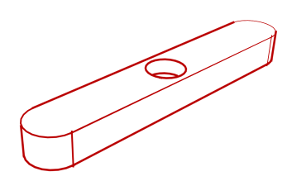 MÜHL | DIN 6885 C / ISO 2491 Passfedern mit Bohrung Form C | Material ...